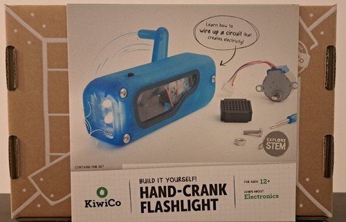 Kiwi Co Build It Yourself Hand-crank Flashlight for Ages 12 for sale ...