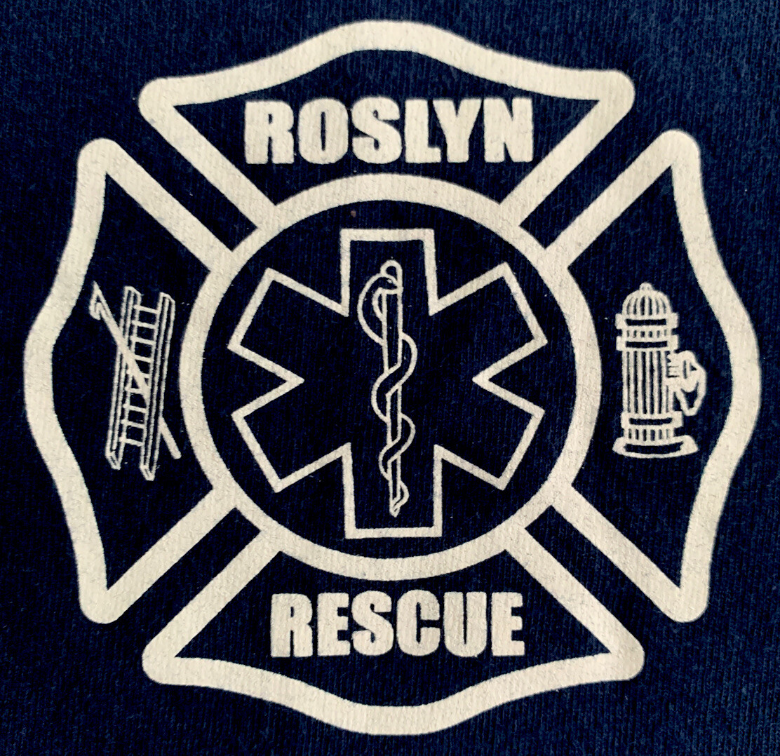 Roslyn Rescue Fire Department Nassau County Long Island T-Shirt Sz L ...
