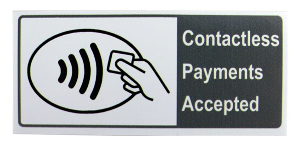 Self Adhesive Sticker - Contactless Payment sticker CASTLE PROMOTIONS ...