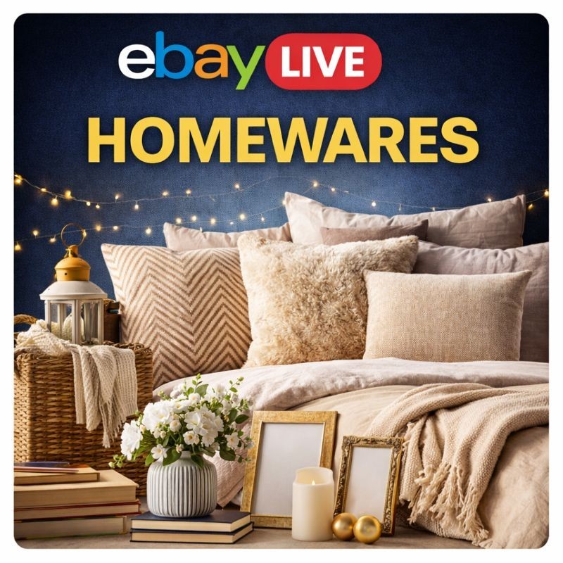 #142 - Live Stream Homeware Item - Shown On Screen - New | eBay UK