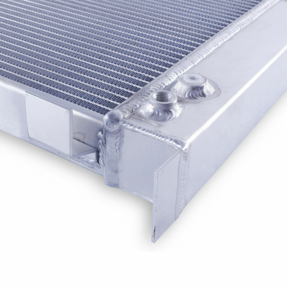 3 Row 62MM Aluminum Radiator For Ford 1932 chopped hot rod w/Chevy 350 ...