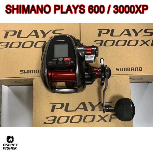 Shimano Plays 3000XP / 600 Electric Fishing Reel Jigging Reel Saltwater ...