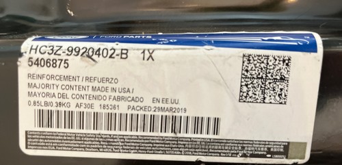 Genuine Ford Front Reinforced HC3Z-9920402-B | eBay