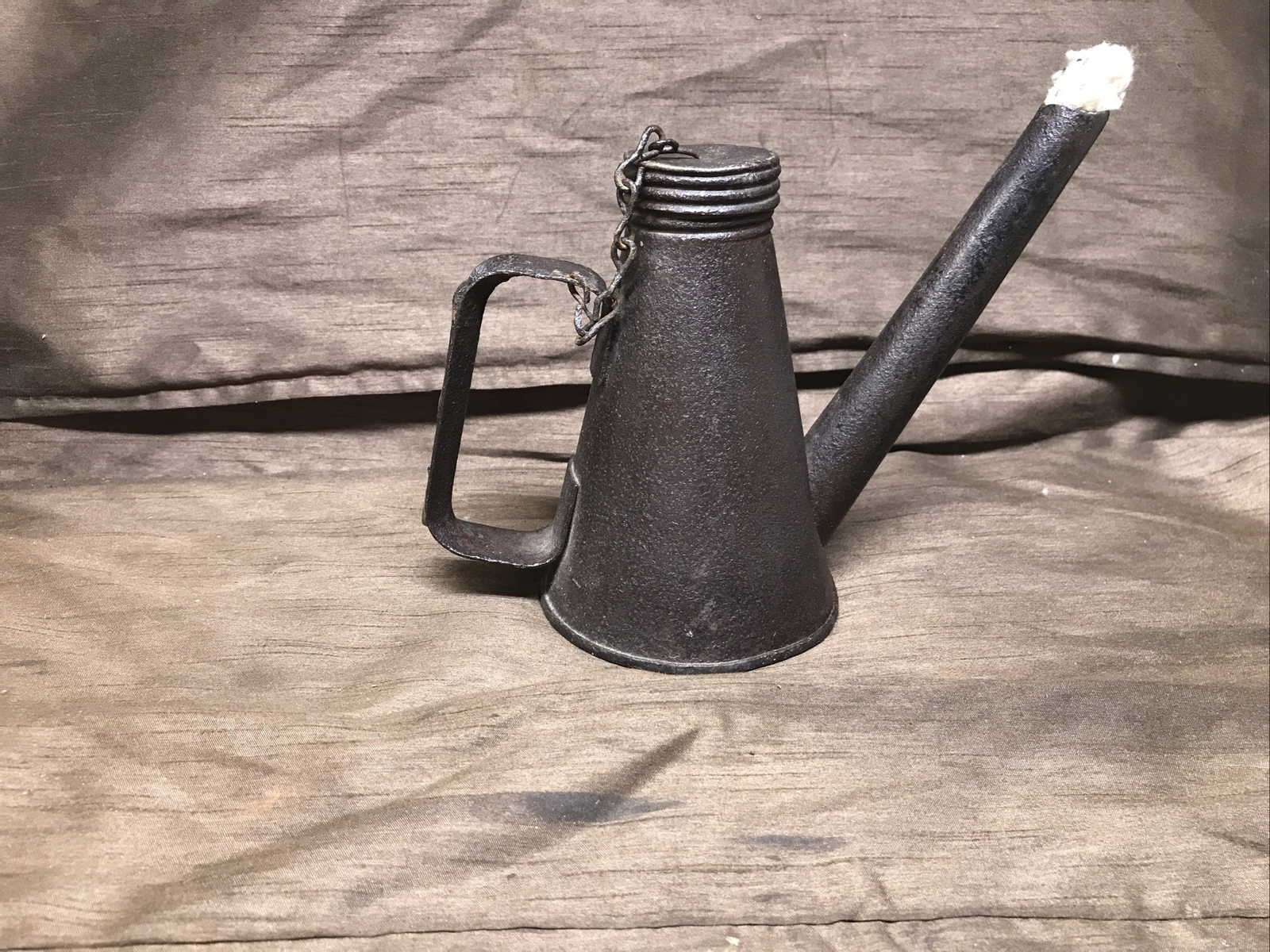 Vintage Kerosene Oil Road Torch Lamp Lighter Smudge Pot Flare Miner ...