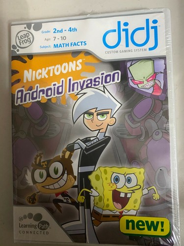 NEW LeapFrog didj Math Facts Learning Game Nicktoons Android Invasion ...
