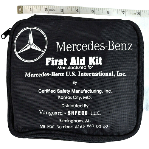 Mercedes Benz Medical First Aid Kit OEM Small Authentic Nylon Zippered ...