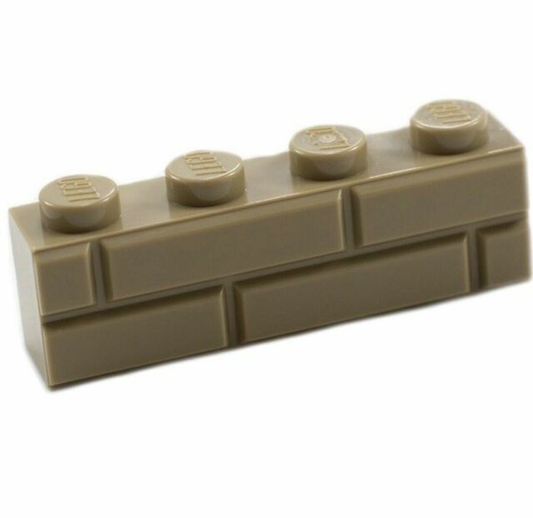 26 LEGO 1x4 Masonry Profile Bricks 15533 Modular Dark Flesh for sale ...