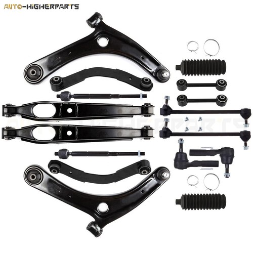 Front Tie Rod End Link Sway Bar End Link Control Arm For 2009-2012 ...
