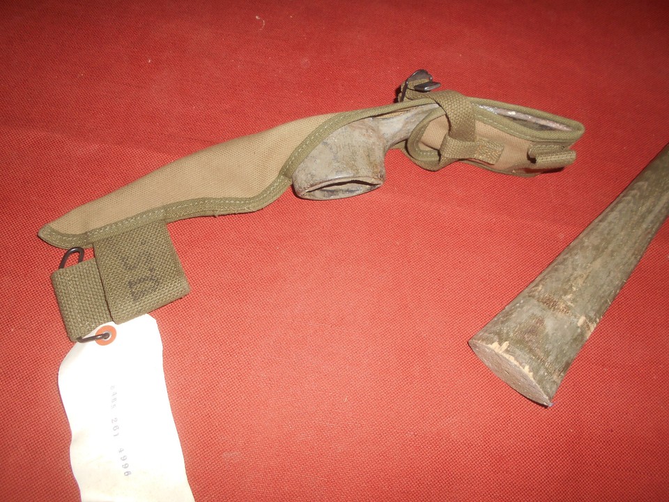 U.S.ARMY * : 1945 WWII Pick Mattock Axe with cover 1944 ,with wood ...