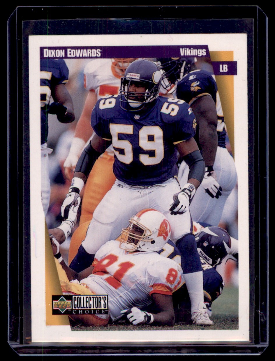 1997 Collector's Choice Dixon Edwards Minnesota Vikings #297 0959 | eBay