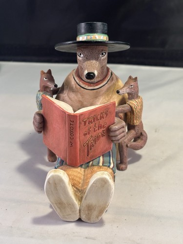 Robert Shields Coyote Storyteller Figurine | eBay