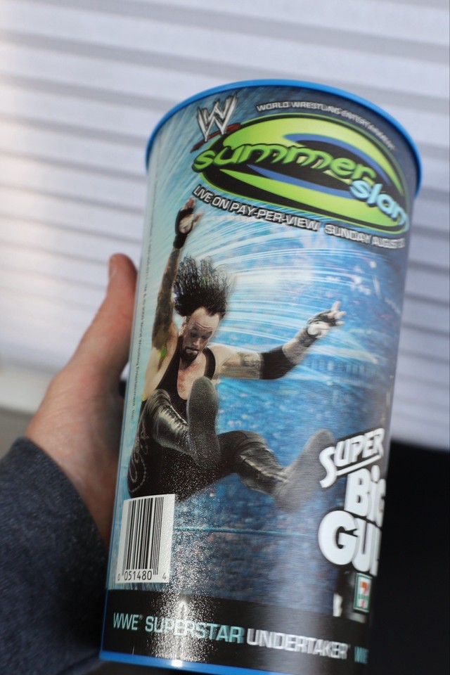 Undertaker WWE Super Big Gulp Cup 7-Eleven 2009 SummerSlam Vintage ...