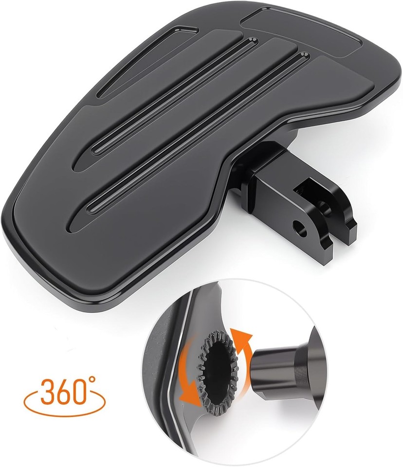 Motorcycle Rider Floorboards, Driver Footboard, Front Footpegs, Wide ...