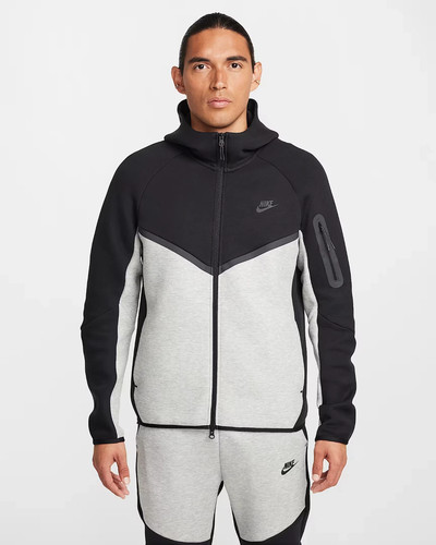 Nike Tech Fleece Windrunner Full Zip Jacket Black Grey Mens Size XXL ...