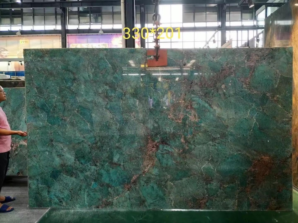 Amazonite Countertop, Gemstone Granite Stone Slab Furniture, Countertop ...