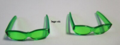 Lego sc004 x2 Scala Sunglasses Tr Green Lunette de Soleil 3143 3118 MOC ...