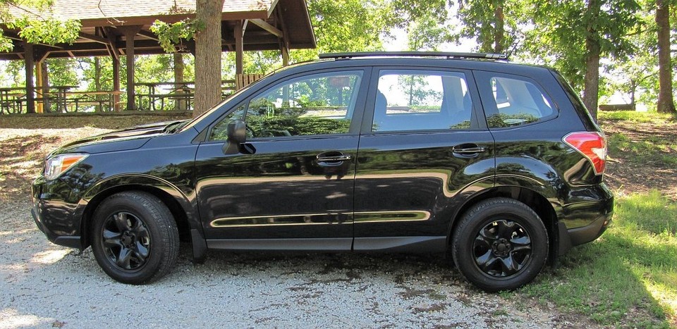 Fits 2014-2018 Subaru Forester SSD Roof Rails Rack | Black Powder ...