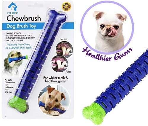 Pet Love Dog Toothbrush Drew Brush Bone Shape Toy Australia Stock Chew ...