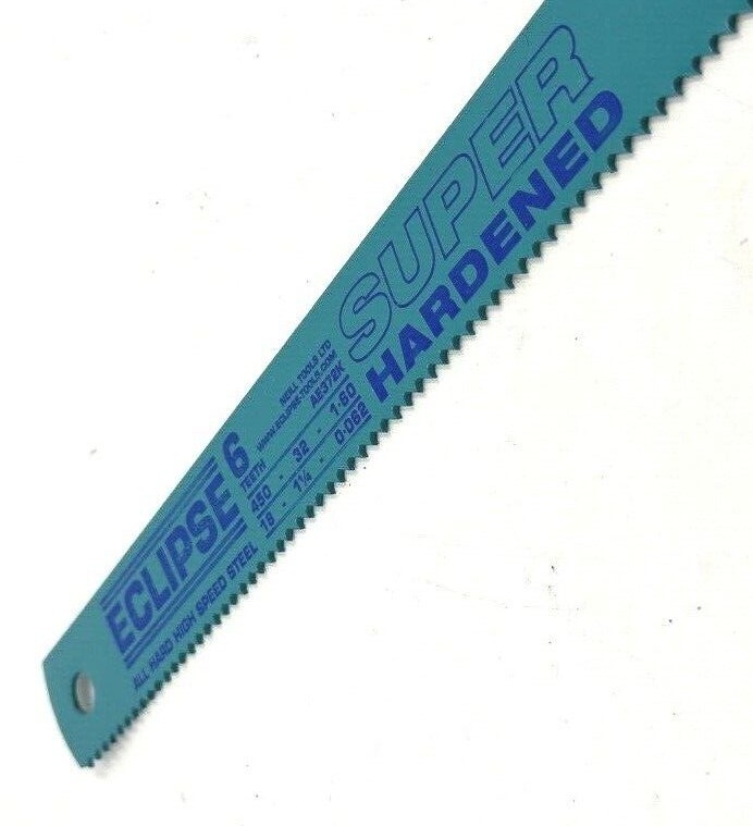 Eclipse Power Hacksaw Blades Super Hardened HSS CHOOSE SIZE and TPI's ...