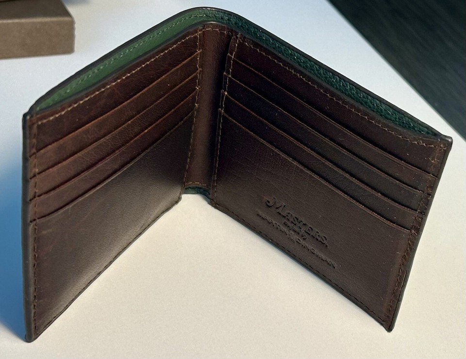 2026 Masters Leather Wallet Brown Limited Edition Augusta National Golf ...