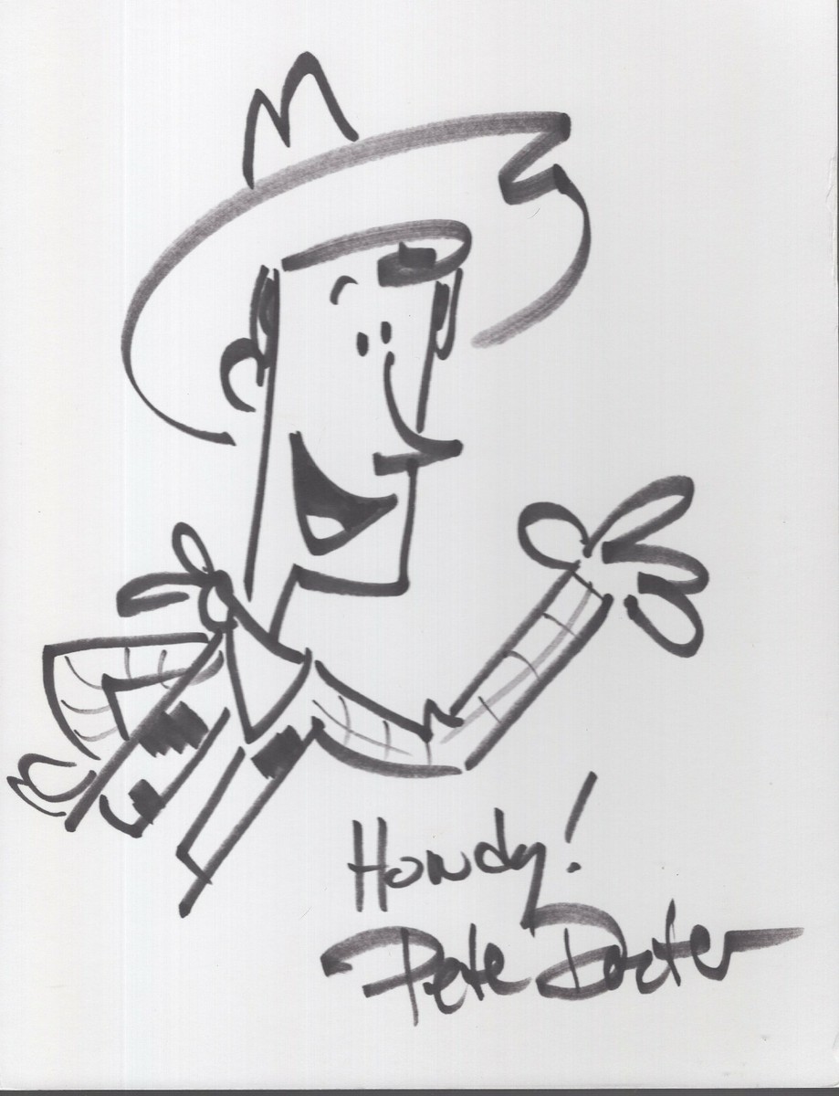 Woody From Toy Story Hand Drawings Storybook Characters Puppets