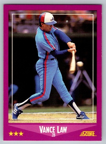 1988 Score # 85 - Vance Law - Montreal Expos | eBay