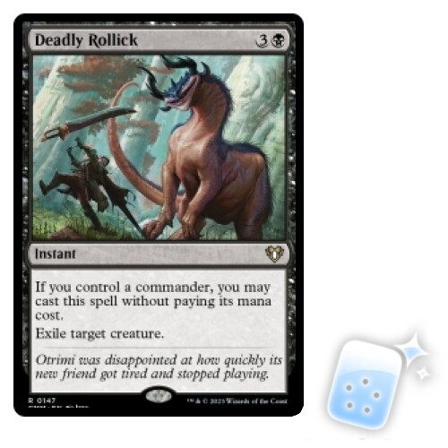 DEADLY ROLLICK Commander Masters Magic MTG MINT CARD | eBay