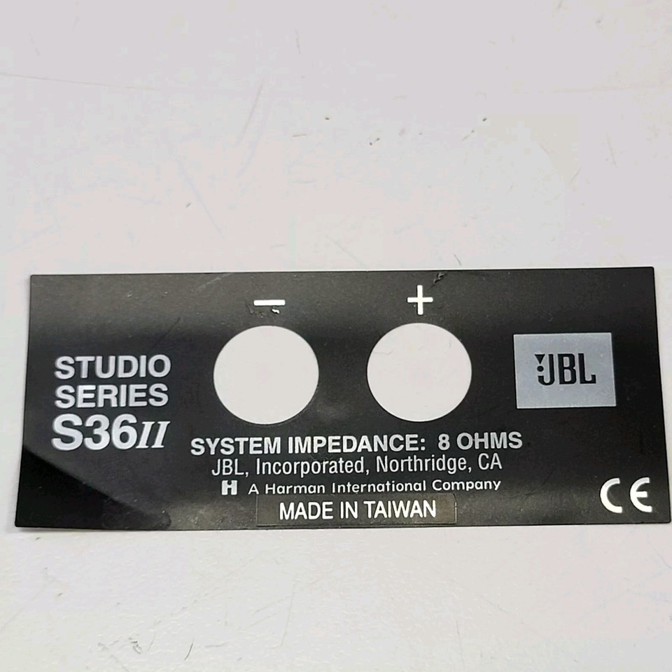 GOOD ORIGINAL WOOFER - JBL S36 II PM Studio Series | eBay