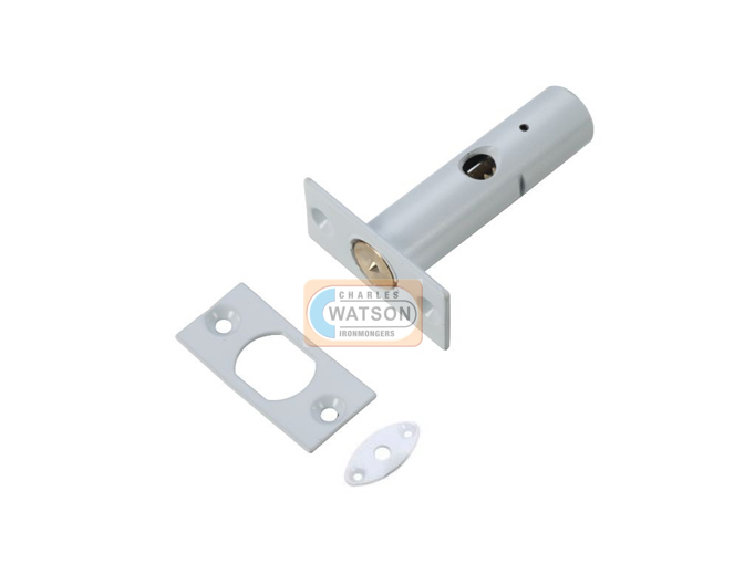 Security Door Rack Bolt White Mortice Star Key Lock 55mm with Screws ...