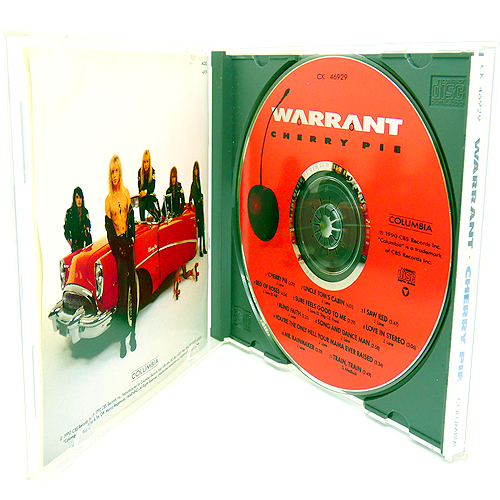 Cherry Pie by Warrant (CD 1990 Columbia) CK 46929 USA Good Condition | eBay