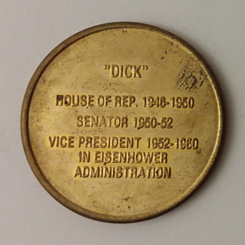 Richard M. Nixon 37th President Coin Medal Token 28mm | eBay