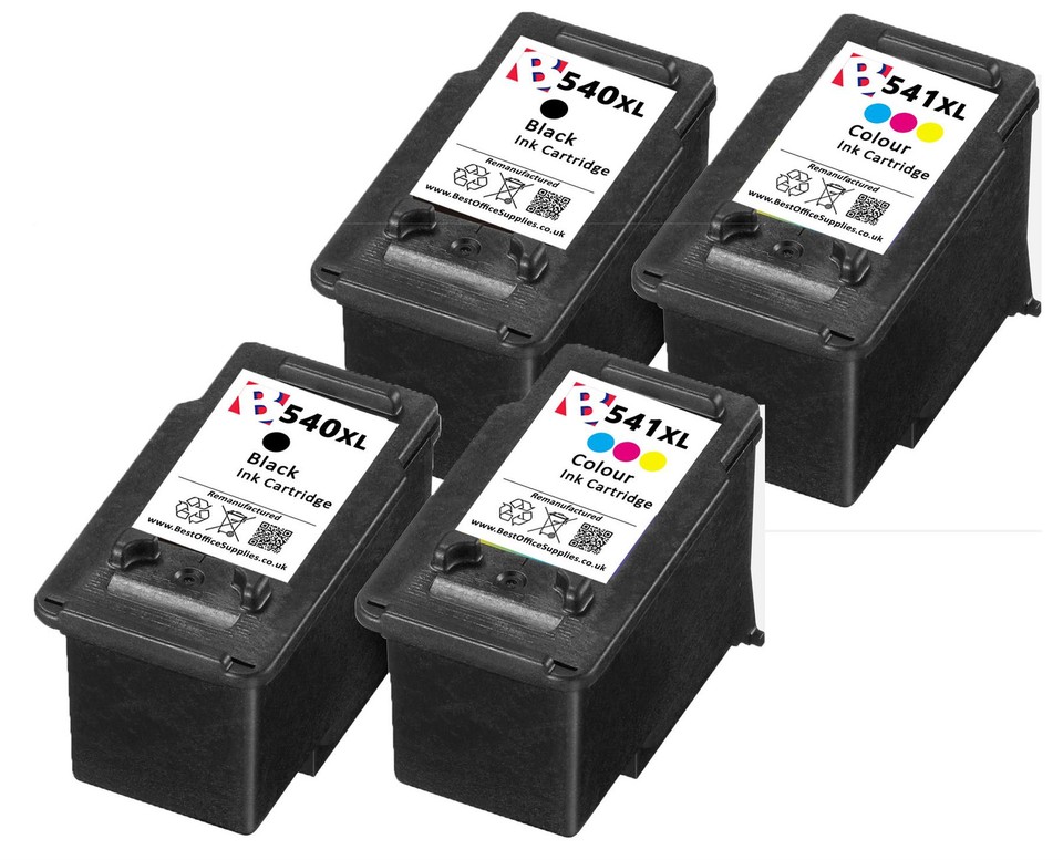 PG540XL Black CL541XL Colour Ink Cartridges For Canon PIXMA TS5100 ...