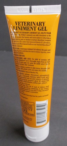 Absorbine veterinary horse liniment gel sore muscle & joint pain relief ...