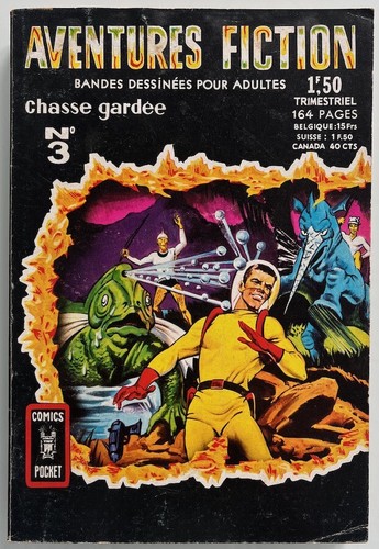 AVENTURE FICTION N0.3 - AREDIT (1966) - BD Comic pocket | eBay