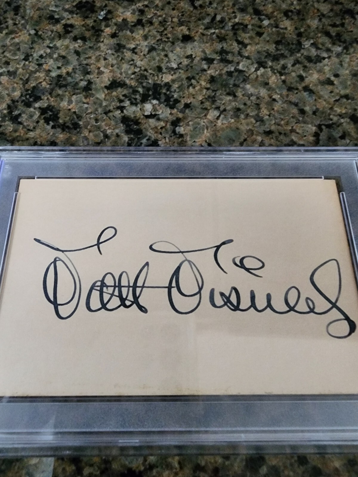 Walt Disney Framed Signed Autograph PSA Encapsulated BOLD Signature ...