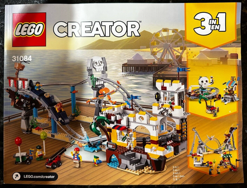 Retired Lego Creator set 31084 - 3 in 1 Pirate Roller Coaster ...