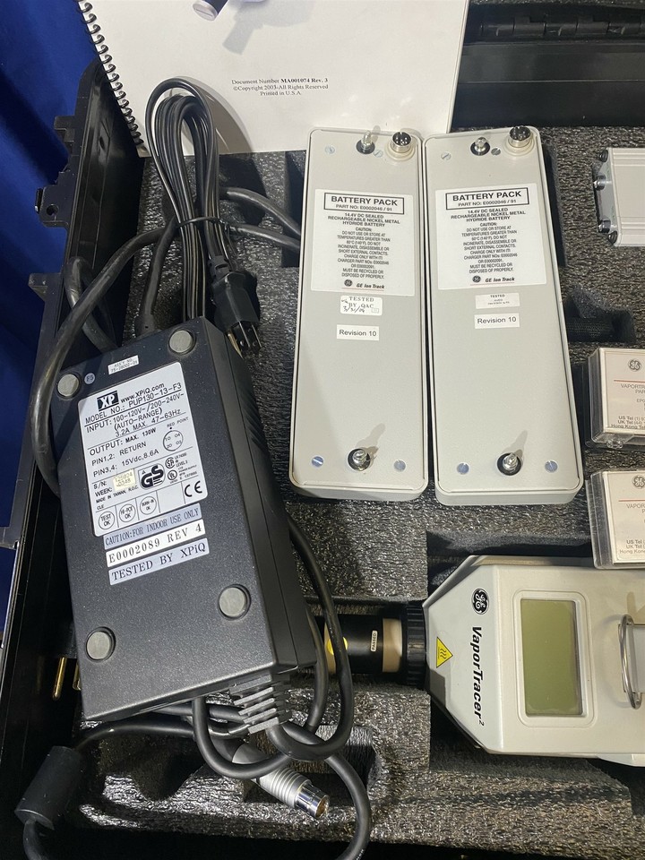 GE Ion Track VaporTracer 2 Handheld Explosion Narcotics Analyzer SEE ...