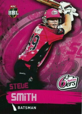 2015 2016 SYDNEY SIXERS BBL Cricket Card STEVE SMITH | eBay