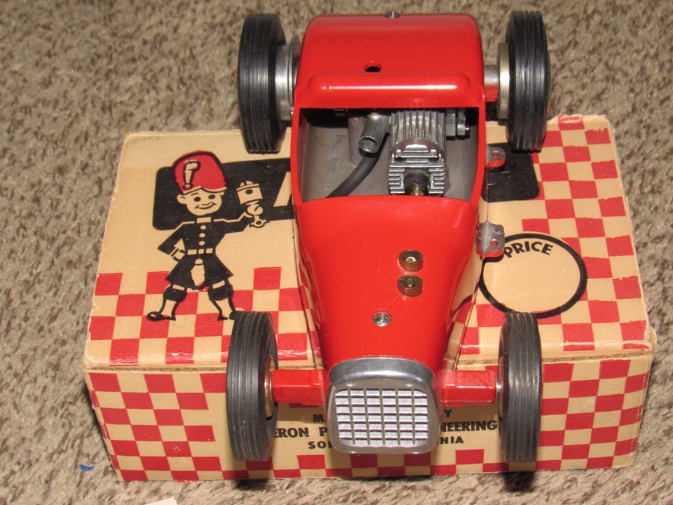 Vintage Cameron Precision Rodzy Tether Race Car new in box | eBay