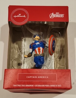 Hallmark Christmas Tree Ornament Red Box Marvel Avengers Captain ...
