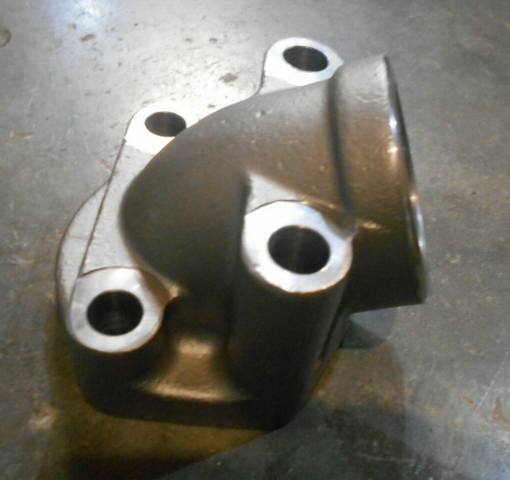 4 Bolt Hydraulic Flange Adapter Elbow 22-1/2 degree (161-Gray 3) | eBay