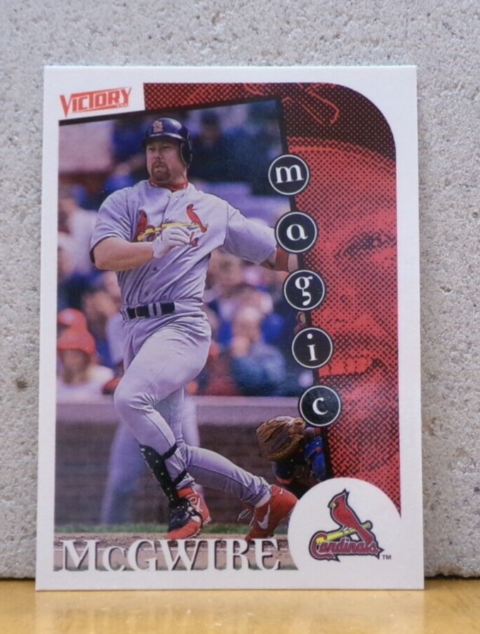 AUCTION 550 BASEBALL CARD VICTORY MAGIC MARK McGWIRE ST. LOUIS ...