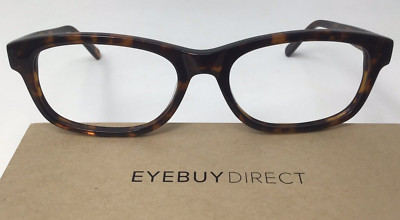 Eyebuydirect Presley 54-18-140 C2 Brown Acetate Eyeglasses FRAMES ONLY L76 | eBay