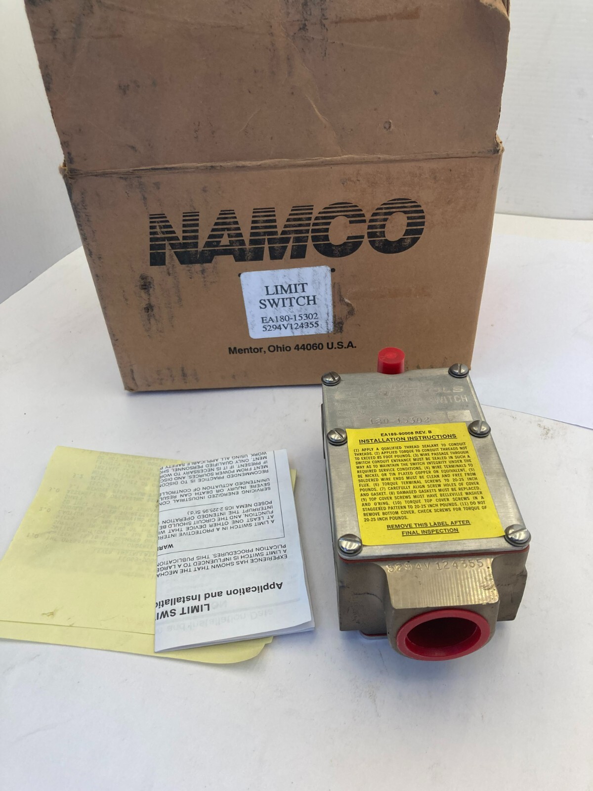 Namco Controls Ea180 15302 Limit Switch for sale online | eBay