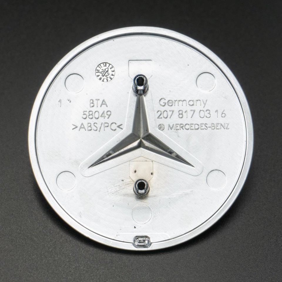 Original Mercedes Benz Emblem Motorhaube Stern Logo Blau 2078170316 Neu ...