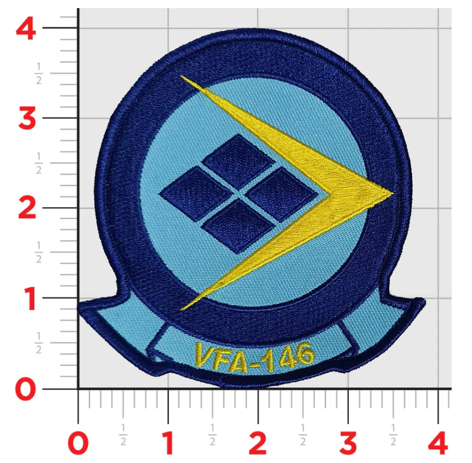NAVY VFA-146 BLUE DIAMONDS SQUADRON EMBROIDERED PATCH | eBay