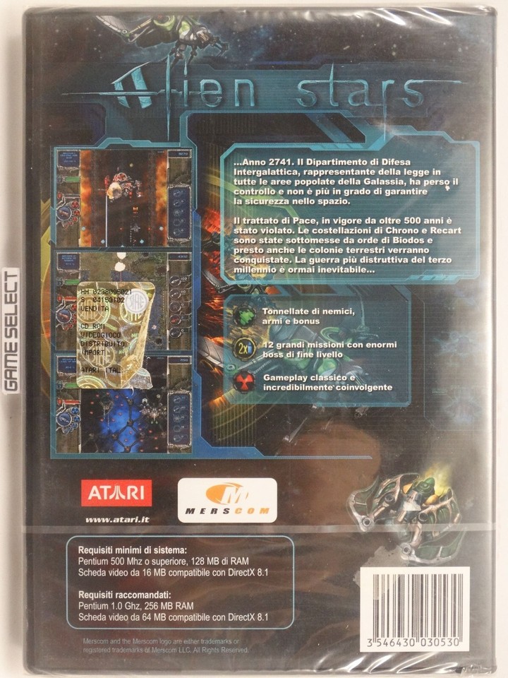 Alien Stars PC Computer CD ROM CD Ausgabe Original - Neu Versiegelt ...