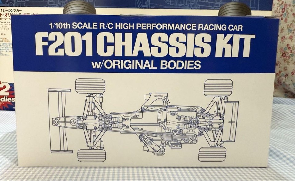Tamiya F201 Chassis Kit, 1/10 Scale Electric RC Formula 1 Racing Car | eBay