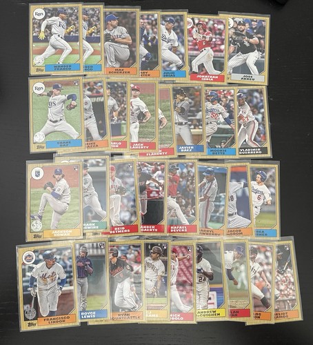 2022 Topps Lot Of 32 1987 Topps Insert Set - Rookies & All Stars | eBay