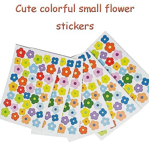 12 Sheets Cute Mini Small Flower Stickers for 12 Sheets Mini Flowers | eBay